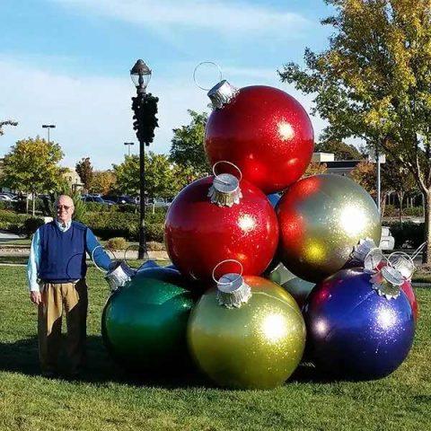 Giant Ornaments & Stacks - Commercial Holiday Decorations & Seasonal ...
