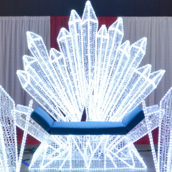 Crystals & Ice Throne - Full Display - Commercial Holiday Decorations ...