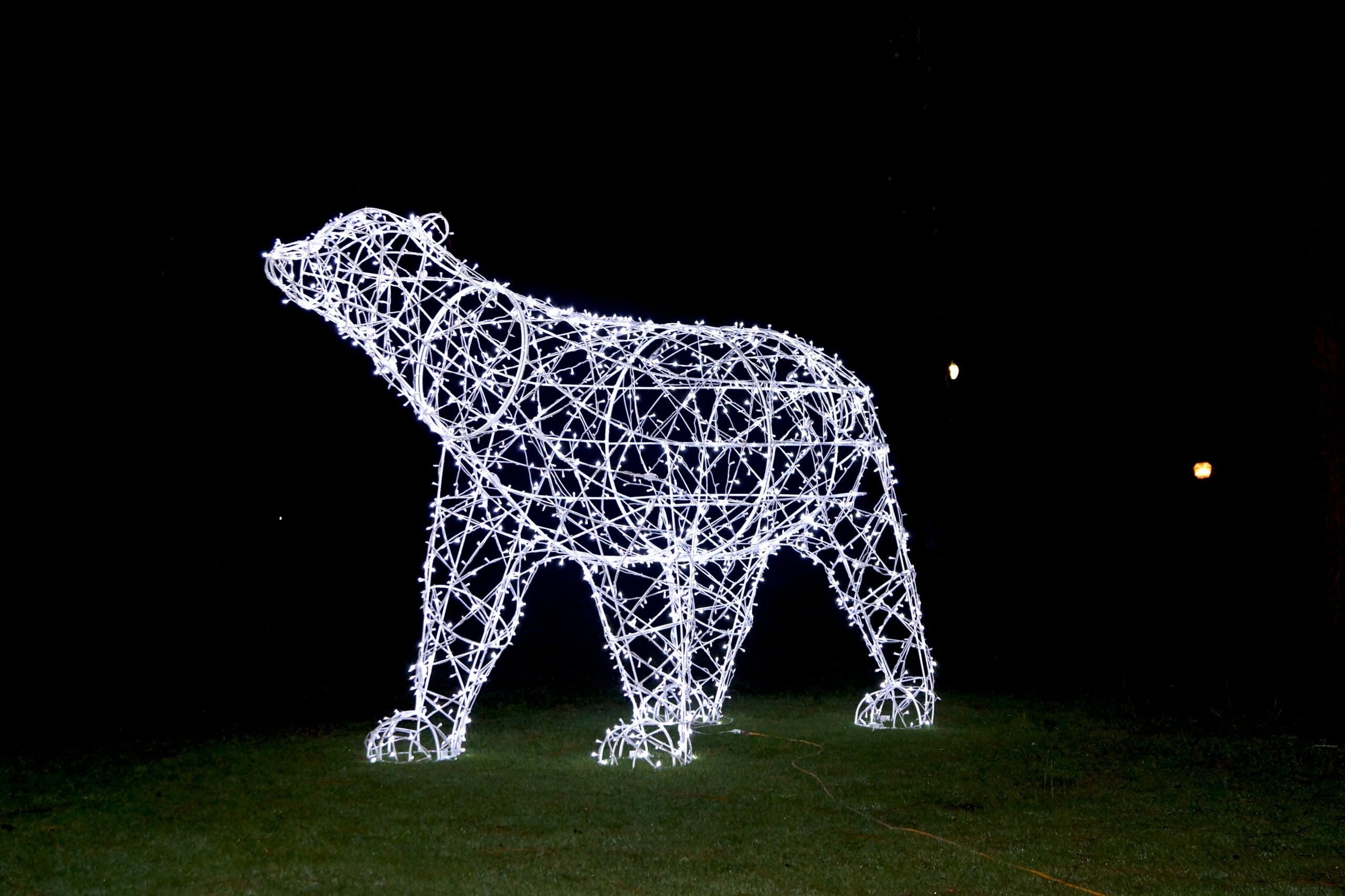 Polar Bear 3D - Commercial Holiday Decorations & Seasonal Banners