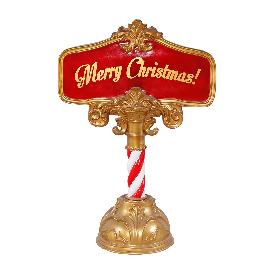 MERRY CHRISTMAS SIGN - Commercial Holiday Decorations & Seasonal Banners