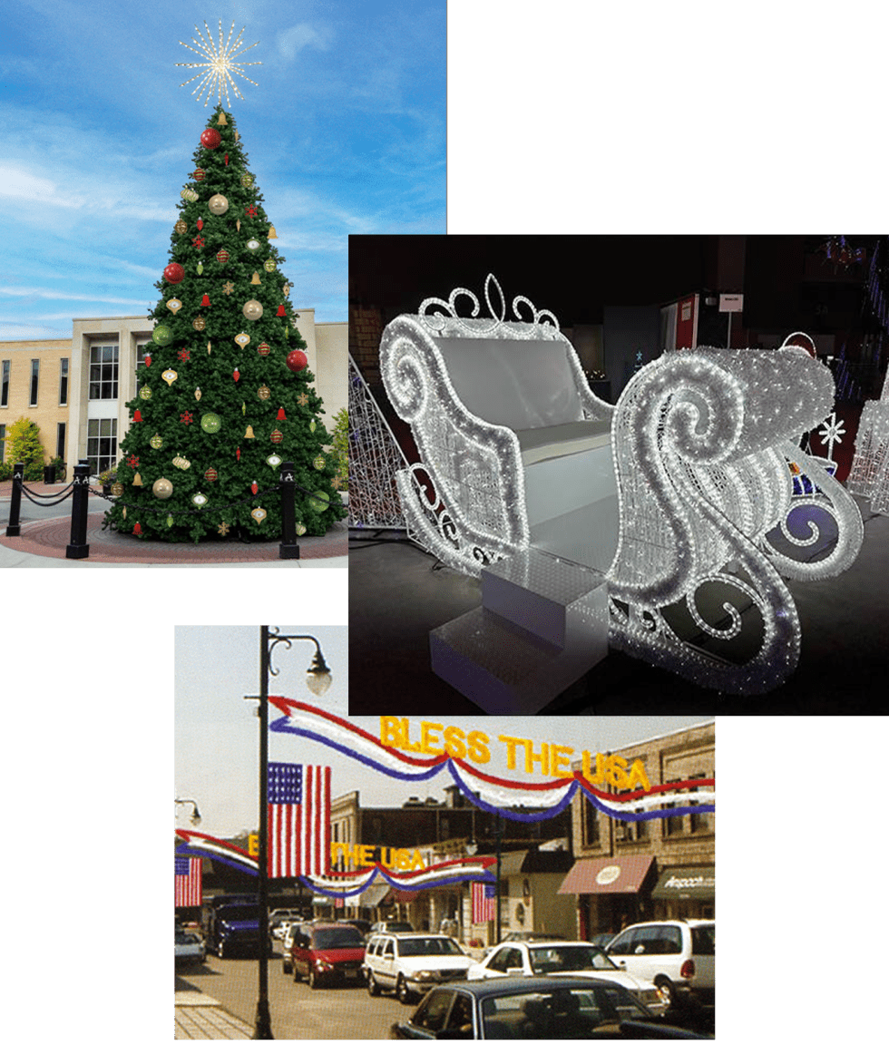 Commercial Holiday Decor | Mosca Design