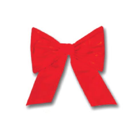 Steel Frame Vinyl Bow - 2 Loop Bow - Commercial Holiday Decorations ...